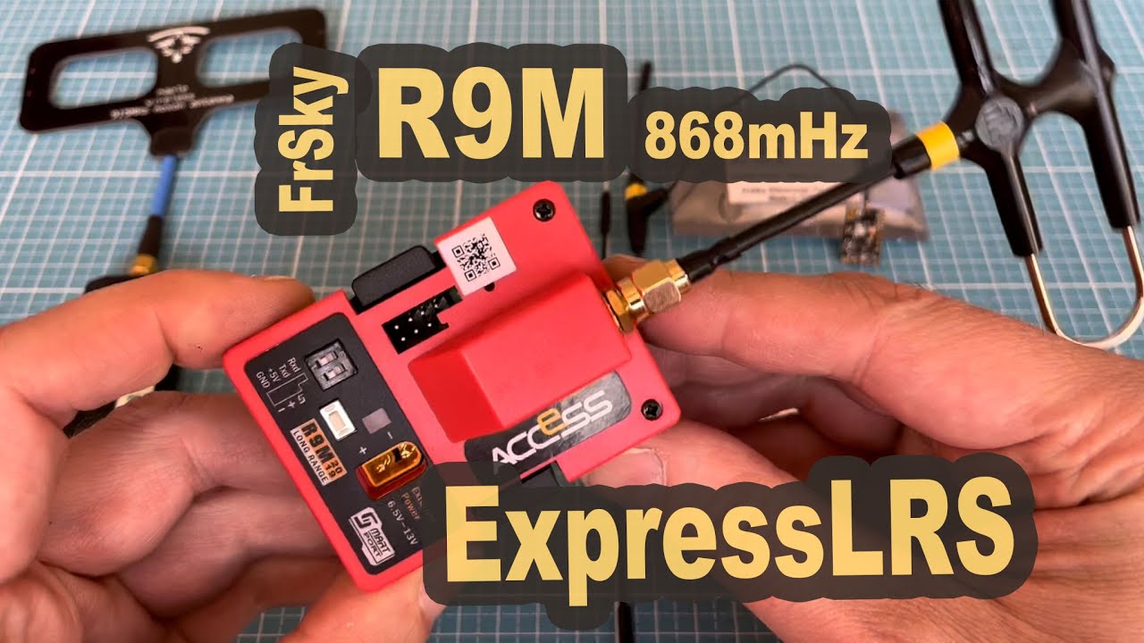 ExpressLRS 2.0 mit FrSky R9M Modul und Taranis Q X7 - YouTube