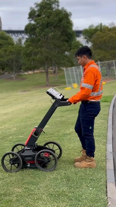 How GPR Locates Underground Utilities on Slope - YouTube