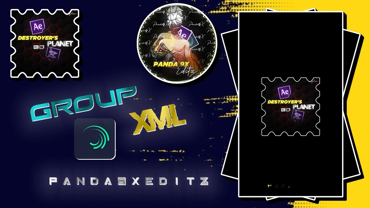 Group XML 🐼💫 New XML , Collab XML , @Panda_9x - YouTube