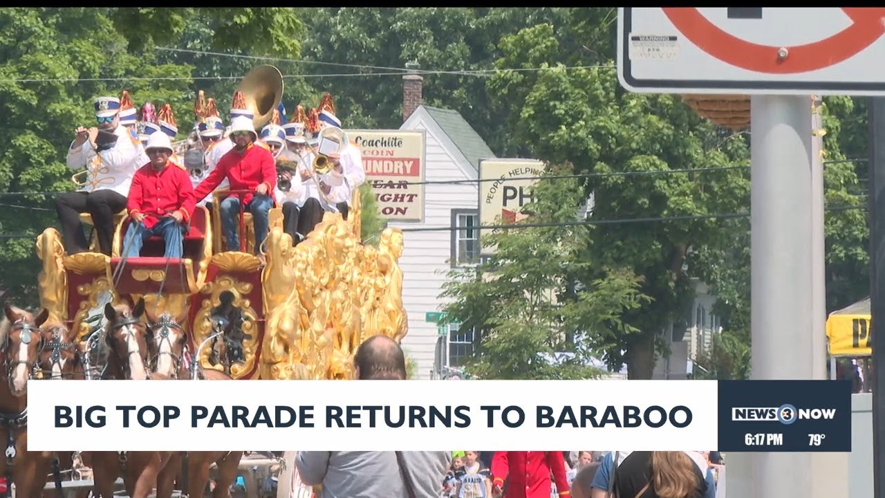 Big Top Parade returns to Baraboo - YouTube