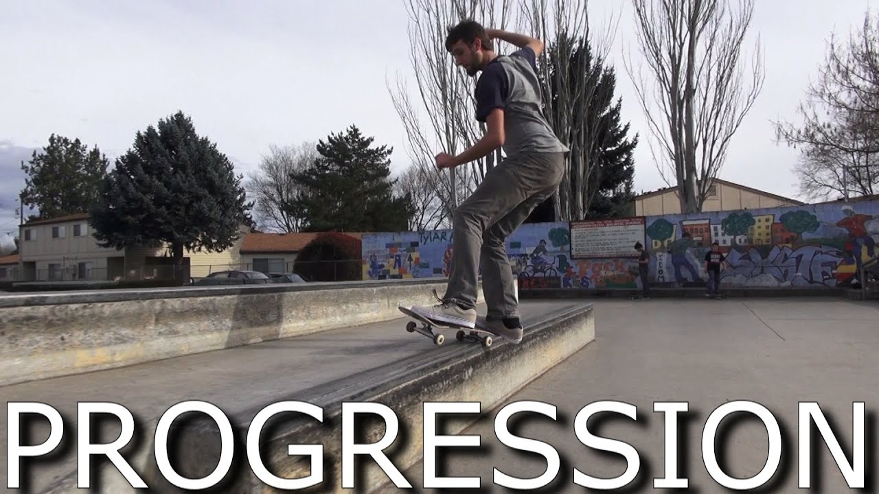 Shawn Learns Frontside Salad Grind Frontside Pop Shove Out ...