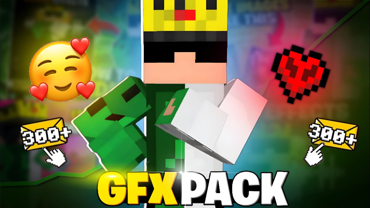 Best "GFX Pack" for Minecraft Thumbnails - YouTube