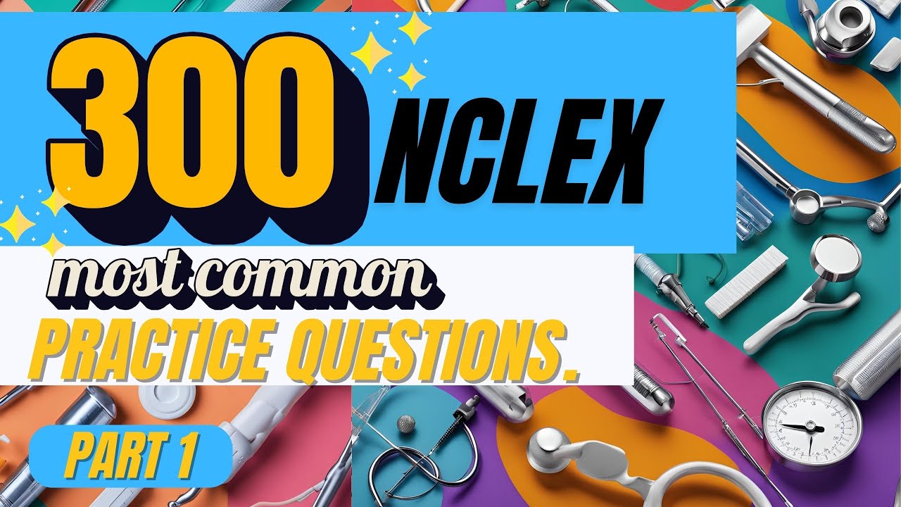 Nclex Urinary Management- 50/300 Practice Questions (Part 1) #nclex ...