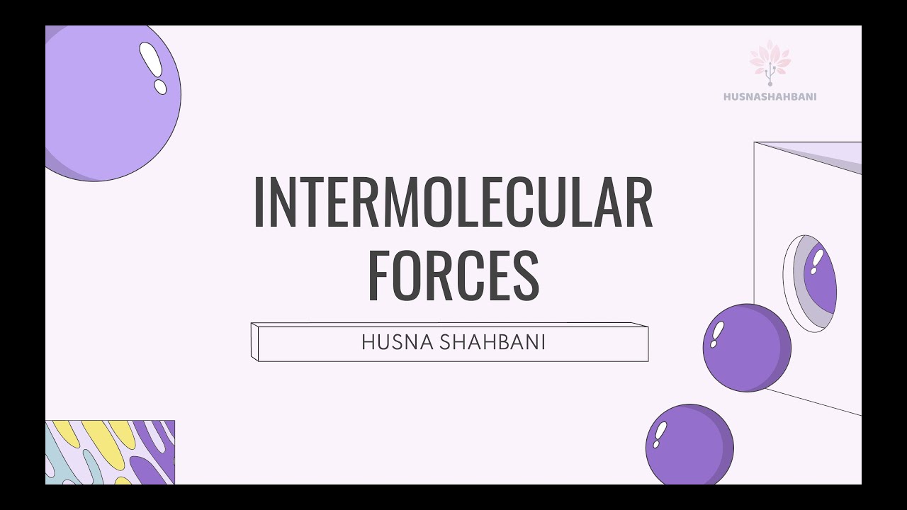 Intermolecular Forces - YouTube
