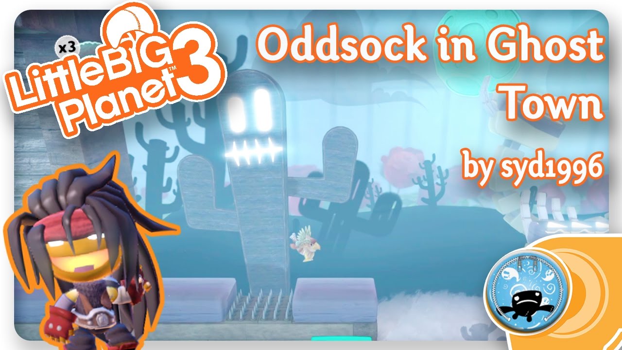 ODDSOCK IN GHOST TOWN | LITTLEBIGPLANET 3 Community Level - YouTube