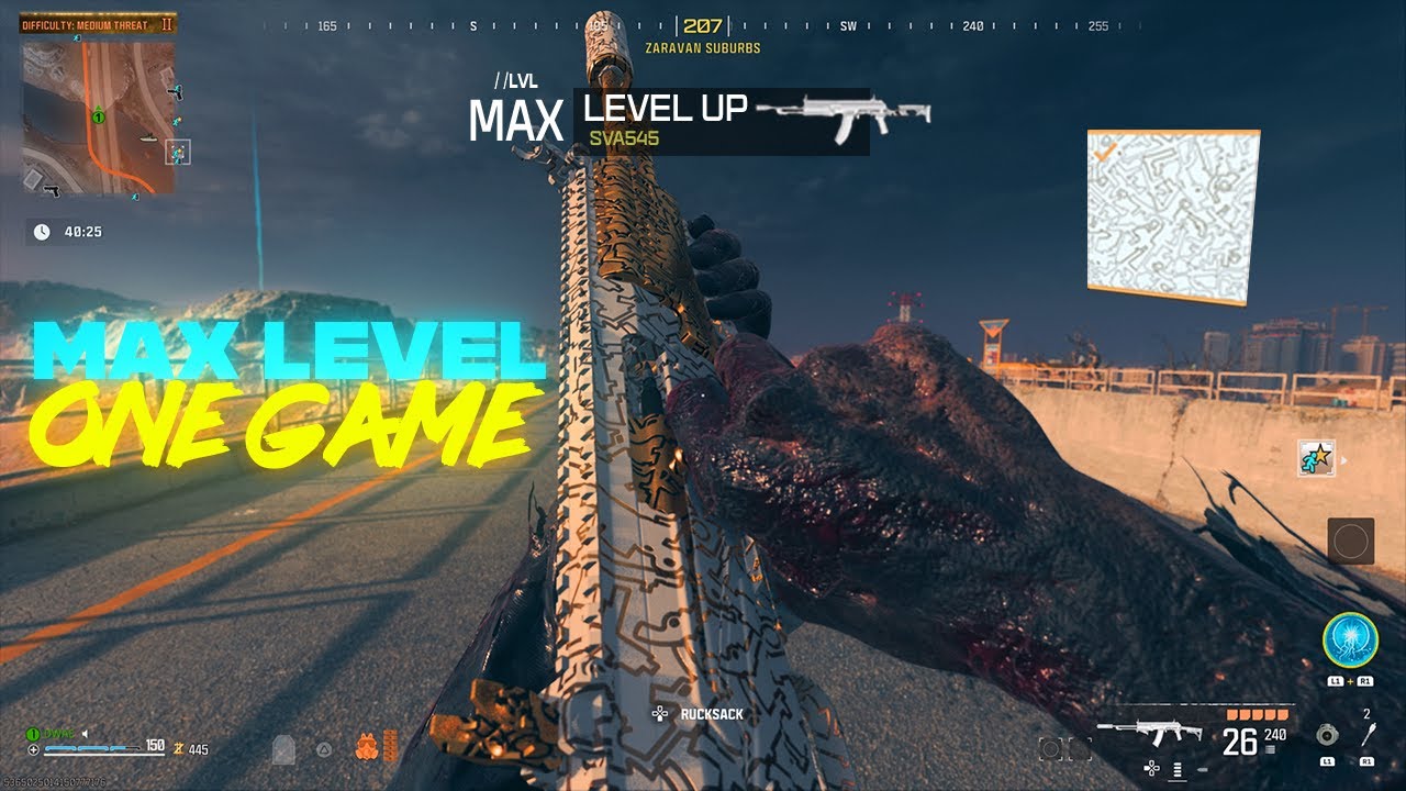 HOW TO GET *MAX LEVEL* WEAPONS QUICKLY in MWZ! (Fast XP Guide) - YouTube