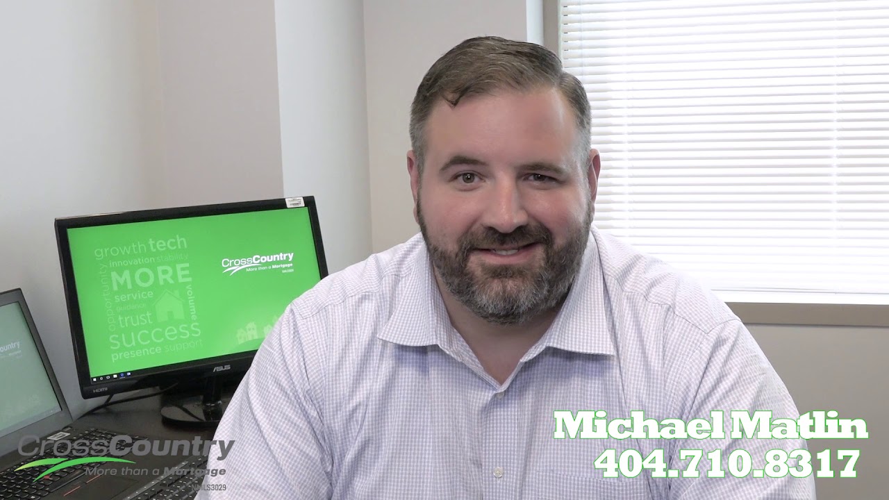 Michael Matlin Branch Manager at CrossCountry Mortgage - YouTube