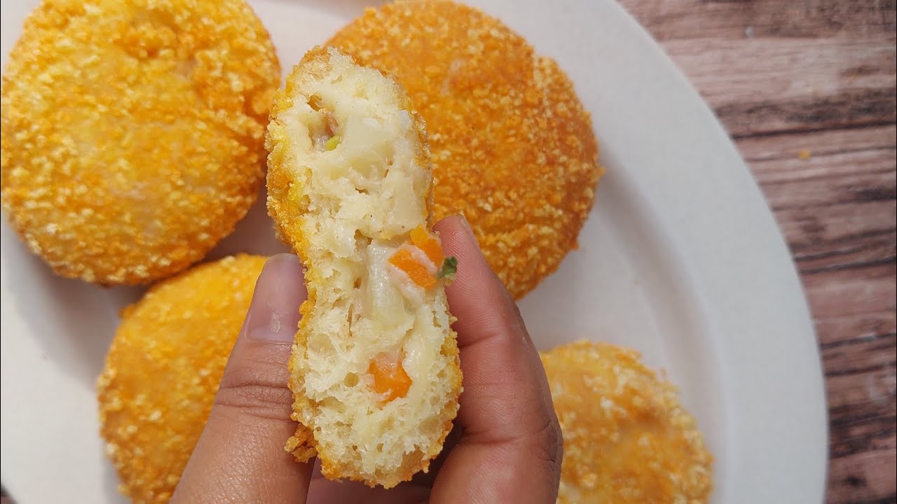 CARA MEMBUAT ROTI GORENG ISI SAYUR .IDE JUALAN - YouTube
