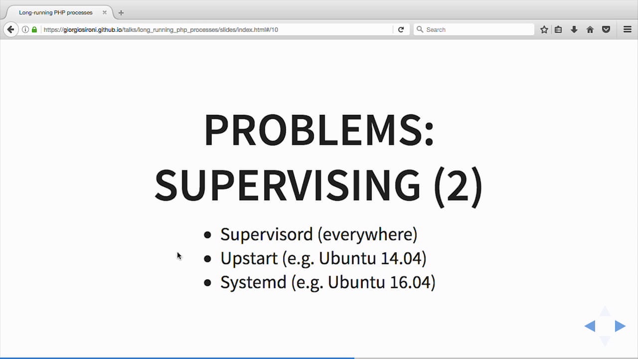 DPC2017: Long running PHP processes - Giorgio Sironi - YouTube