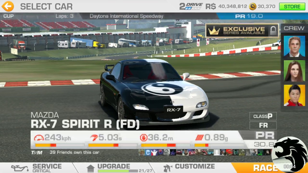 Real Racing 3: Mazda RX-7 Spirit R (FD) Championship Tier 4a Cup (PR 19 ...