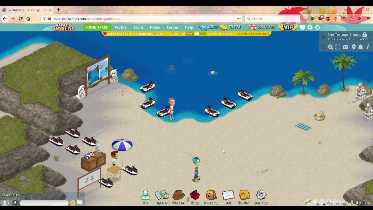 Smallworlds Space 'Tortuga Triangle' - YouTube