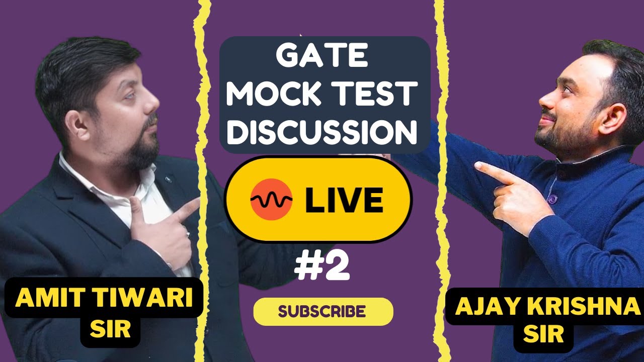GATE Mock Test-02 Complete Discussion| ASAP's Accelerator Program GATE ...
