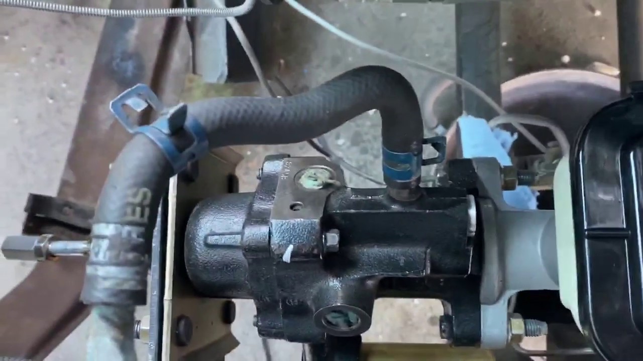 Hydroboost Conversion on 1966 Chevy van - YouTube