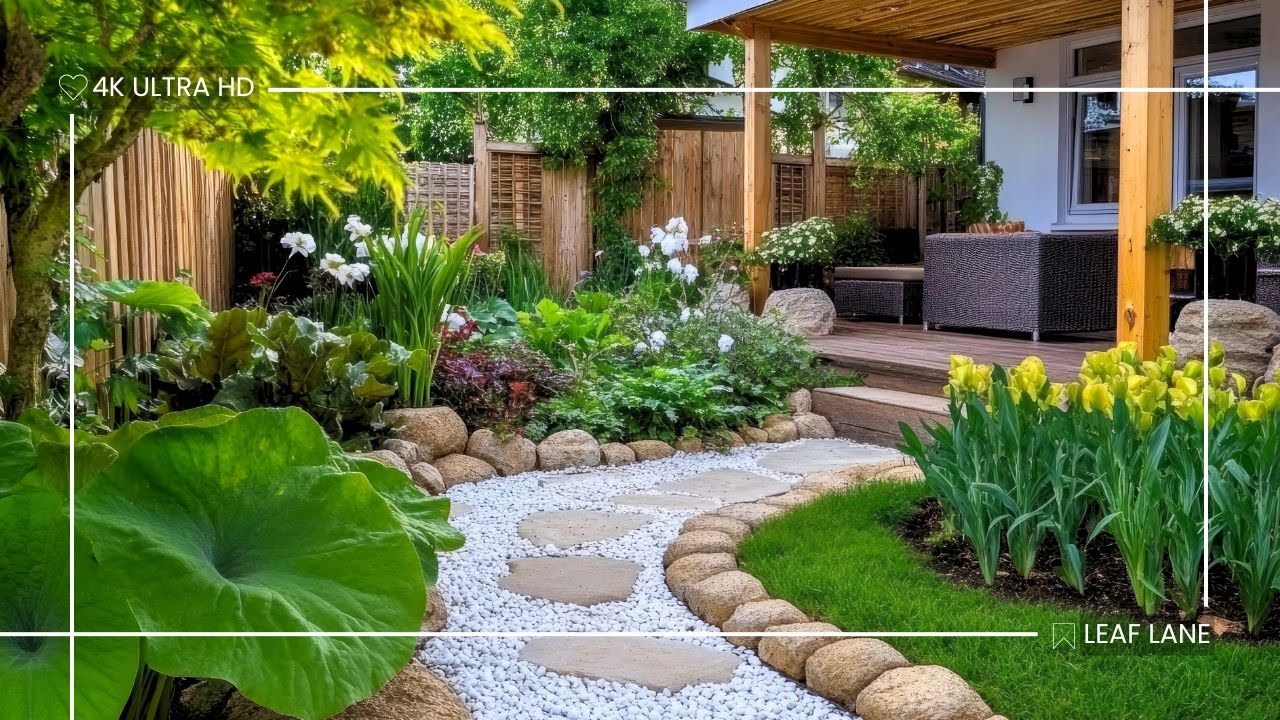 Affordable DIY Cottage-Style Front Yard Landscaping Ideas and Creative ...