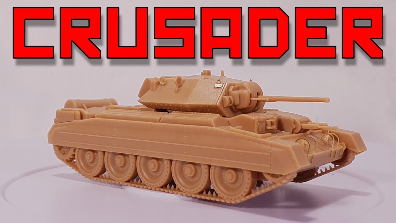 S Model Crusader Tank [1:72] - YouTube
