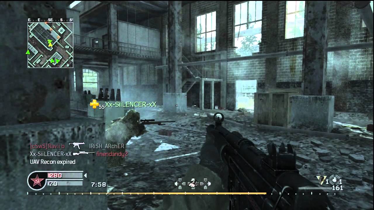cod4 MP5 Silencer gameplay - YouTube