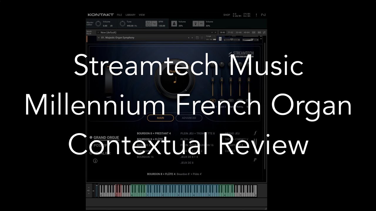 Streamtech Music Millenium French Organ Contextual Review - YouTube