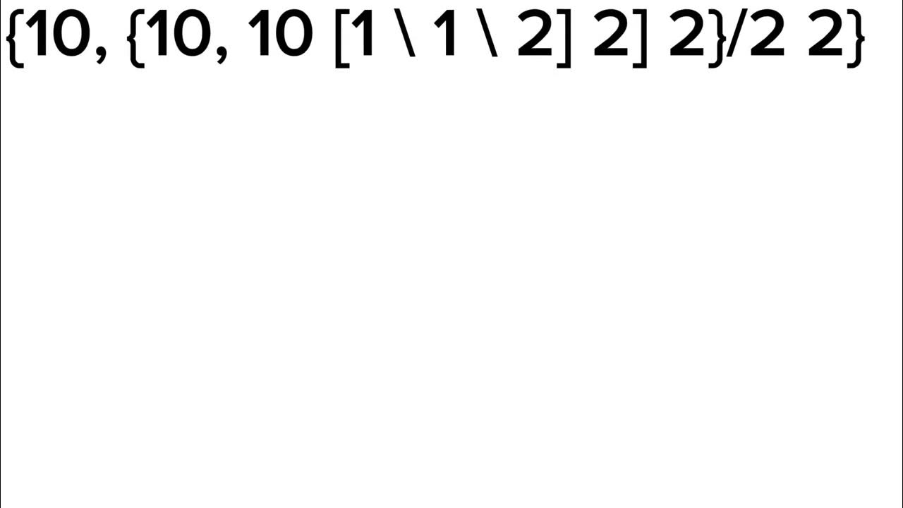 Fictional birds array notation increasing {10, 10(\2) 2} - YouTube