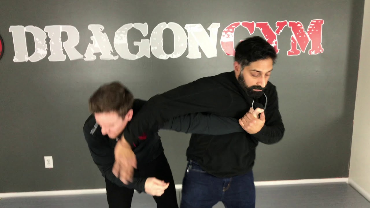 How to defend yourself against a double collar grab part 3 - YouTube