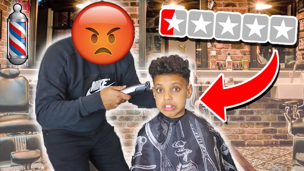 GETTING A HAIRCUT FROM THE WORST REVIEWED BARBER!! **1 STAR** - YouTube