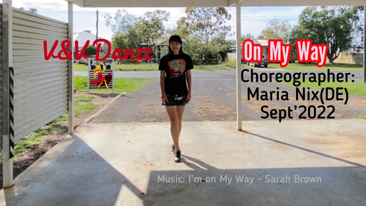 On My Way - Line Dance (Choreo : Maria Nix) - YouTube