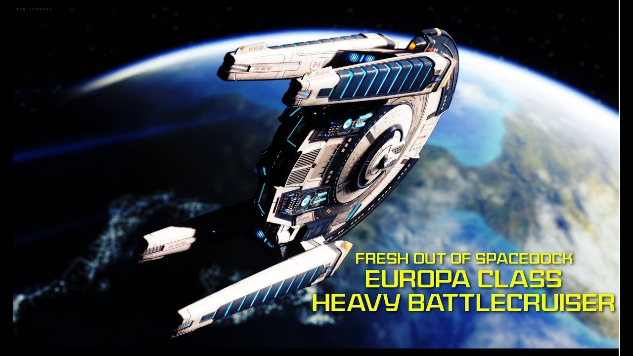 Europa Class Heavy Battlecruiser | Fresh Out Of Spacedock | Star Trek ...