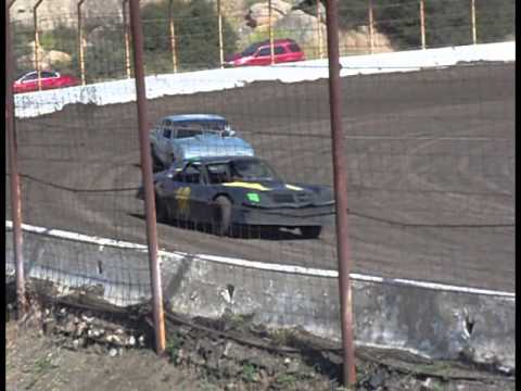 #33 Mark Rebello Street Stock Practice Barona Speedway 5-10-2014 - YouTube