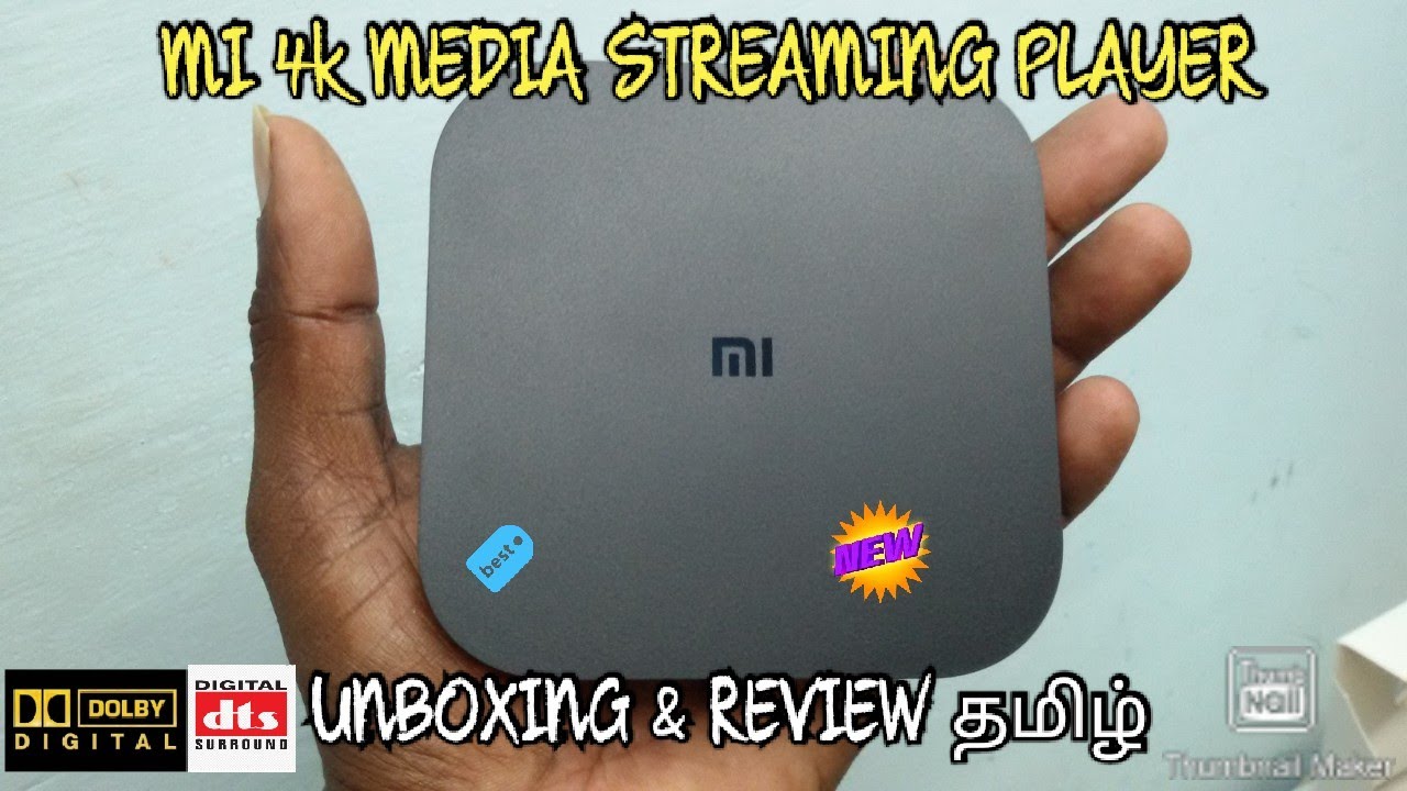 MI 4K MEDIA PLAYER UNBOXING & REVIEW IN TAMIL - YouTube