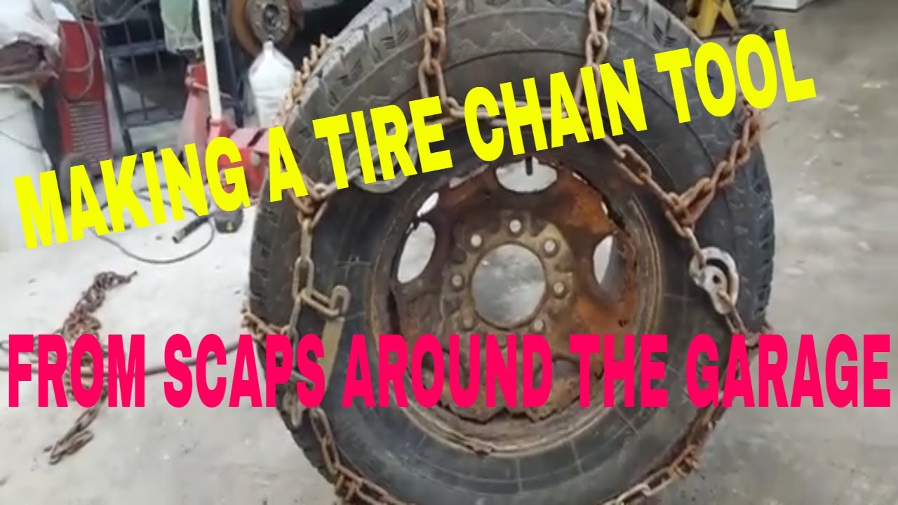 (Tire Chain tool) Make it with scraps around the shop. - YouTube