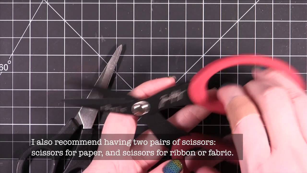 Card Making and Paper Crafting How To: Recommended Scissors - YouTube