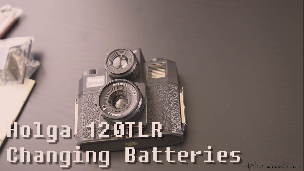 Holga 120 TLR (Changing Batteries) - YouTube