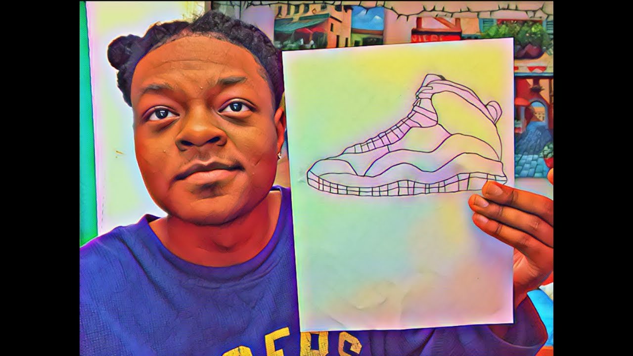 How I Started Drawing: Jordan 10 - YouTube