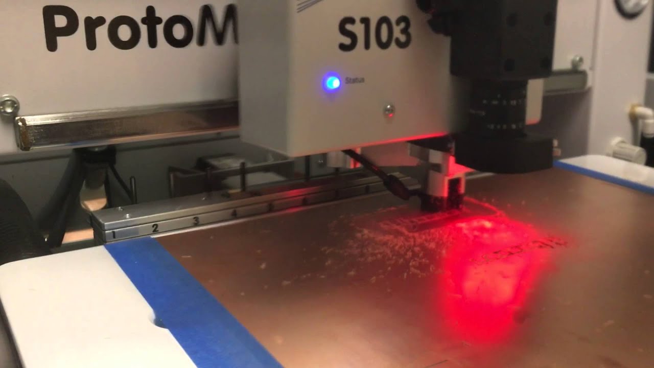 LPKF S103. Machine Performance. - YouTube