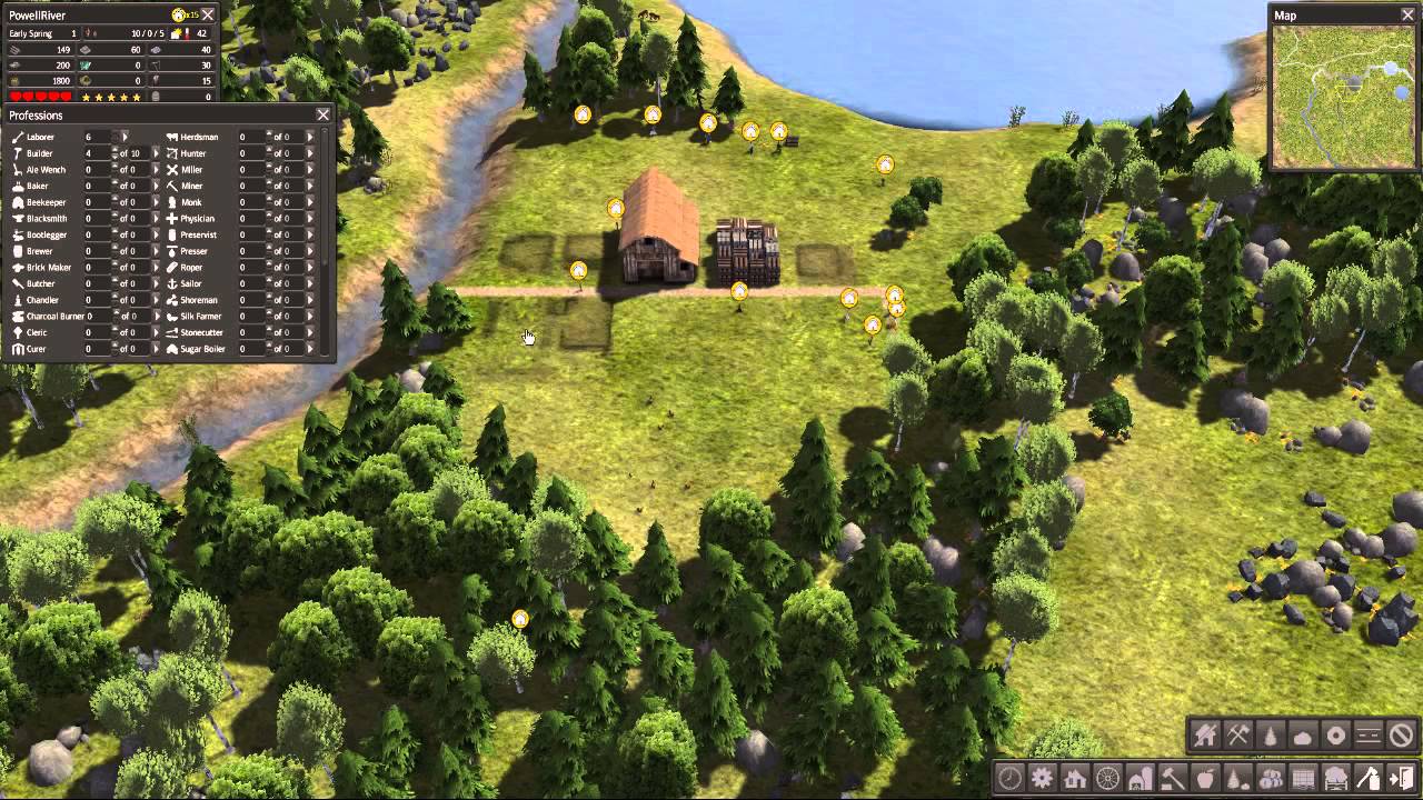 Let's Play Banished Colonial Charter Mod part 1 "Apiary" - YouTube