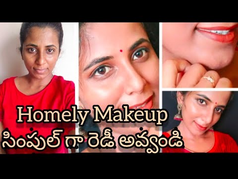 #Makeup Homely look simple Makeup //Beautiful look try with me//SR ...