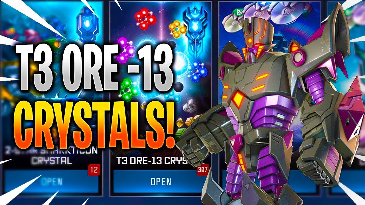 300+ T3 Ore-13 Crystals! - Transformers: Forged To Fight - YouTube