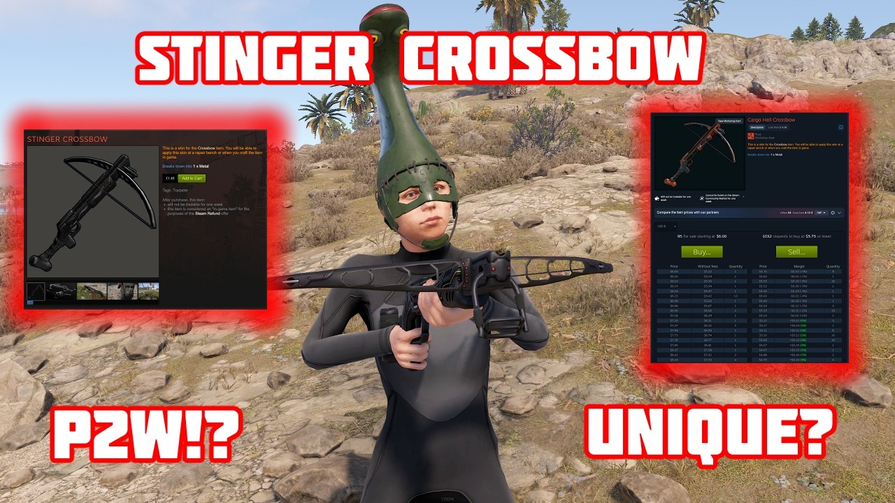 Stinger Crossbow Worries? (Rust Skin Discussion) - YouTube