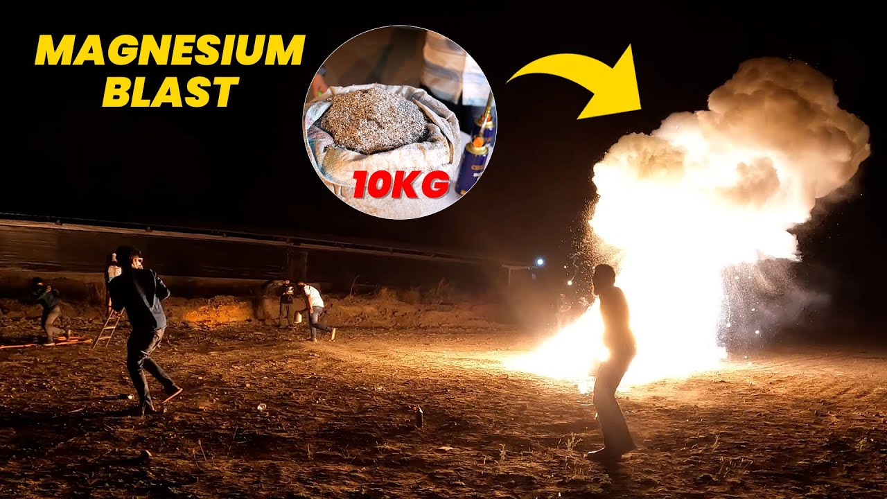 India's Biggest Magnesium Blast | Brightest Explosion | Mad Jugaad ...