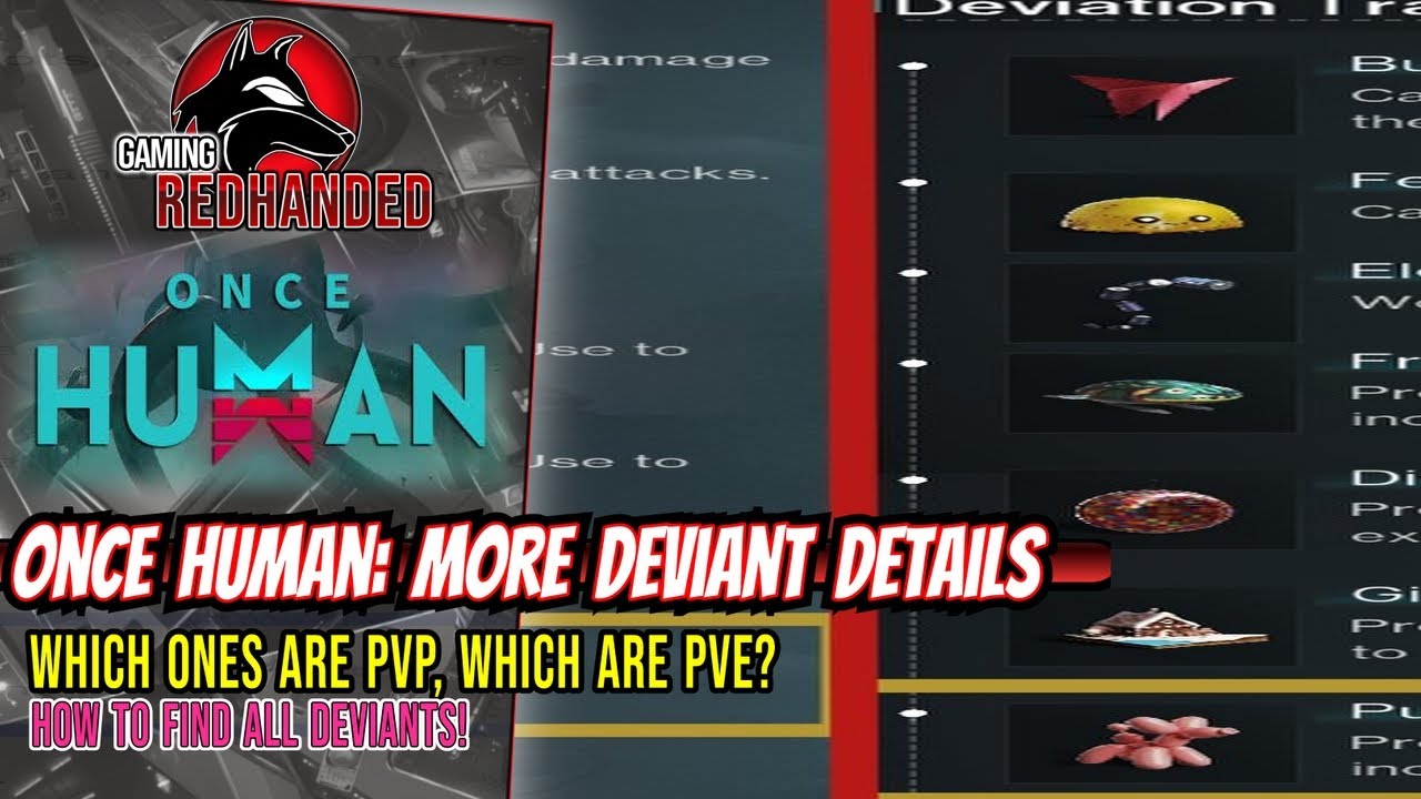 Once Human | New Deviant Information - YouTube