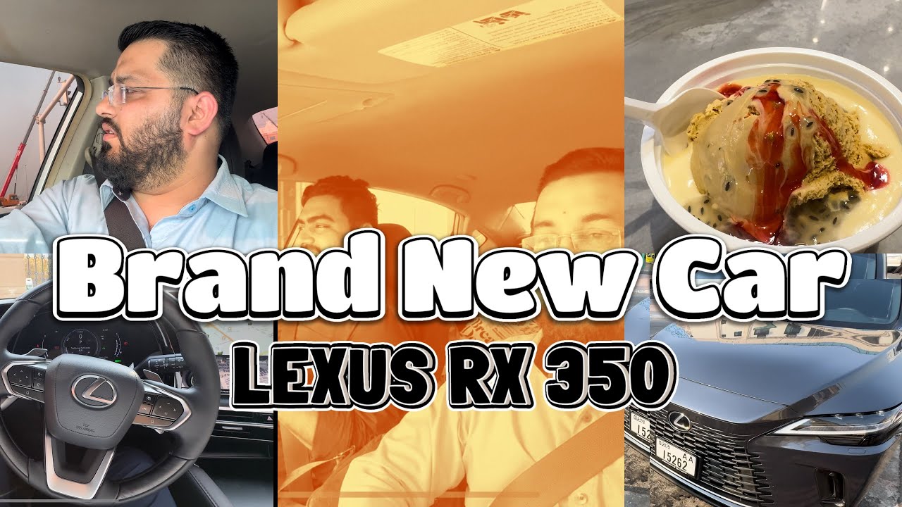 Brand New Lexus RX 350 | Vlog in SATWA | DUBAI | Nujood Sweets | Dubai ...