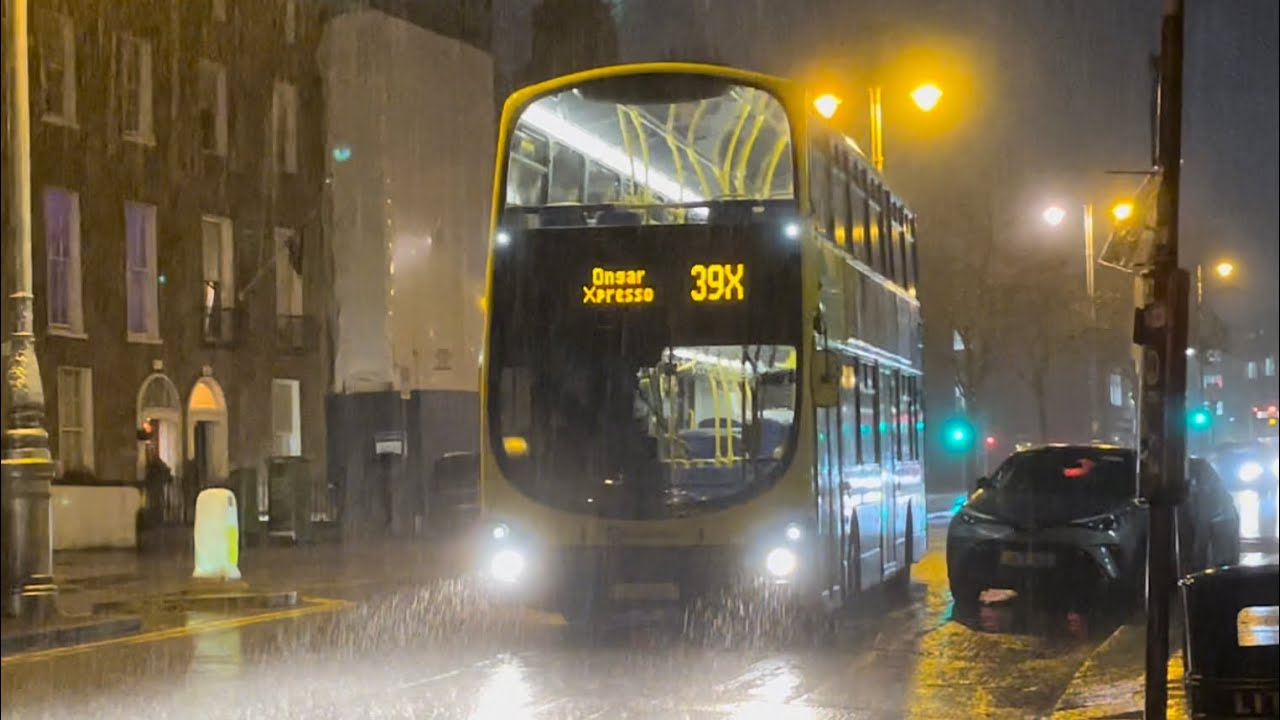 #38 Dublin bus Wright Gemini 2 GT49 Service 39X to Ongar Volvo B9TL ...