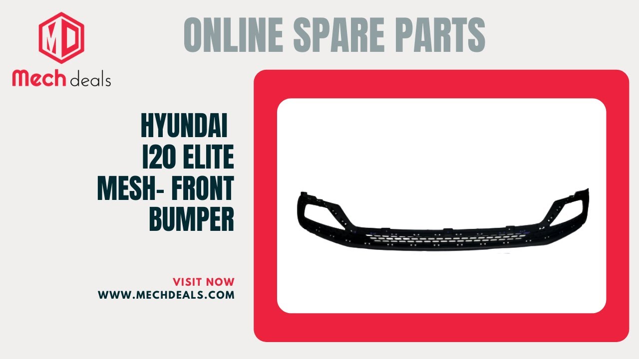 Hyundai i20 Elite Mesh-Front Bumper | 86562C7000 | Buy Online MechDeals ...