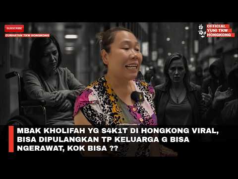 MBAK KHOLIFAH YG S4K1T DI HONGKONG VIRAL, BISA DIPULANGKAN TP KELUARGA G BISA NGERAWAT, KOK BISA ??