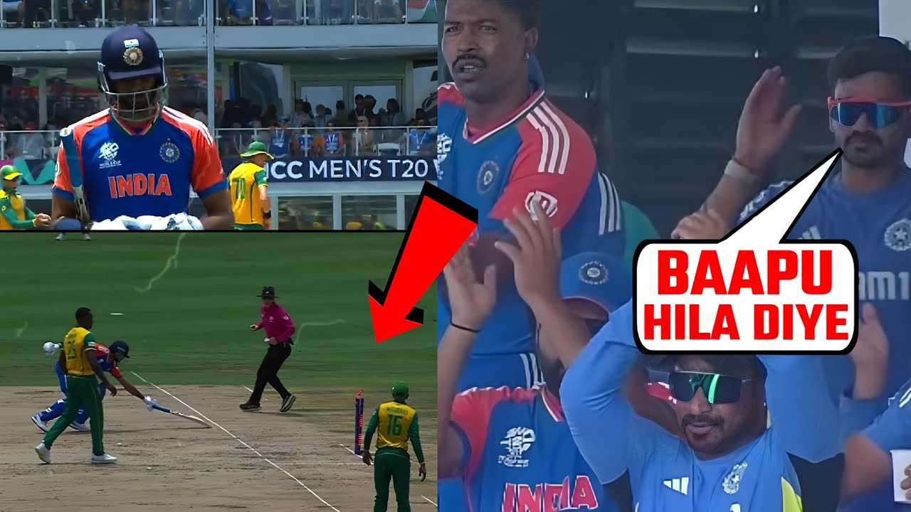 Watch: Axar Patel run out after fearless 47 in T20 World Cup final vs ...
