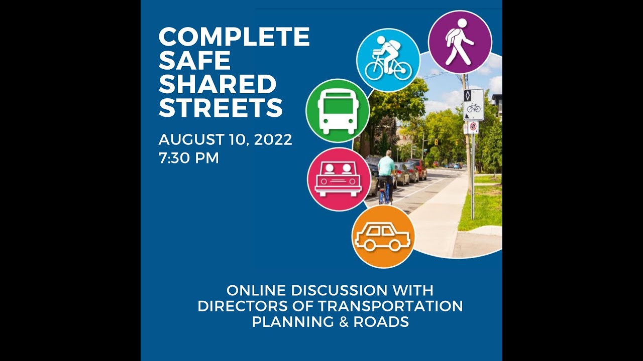 Complete Safe Shared Streets Q&A with City Directors - YouTube