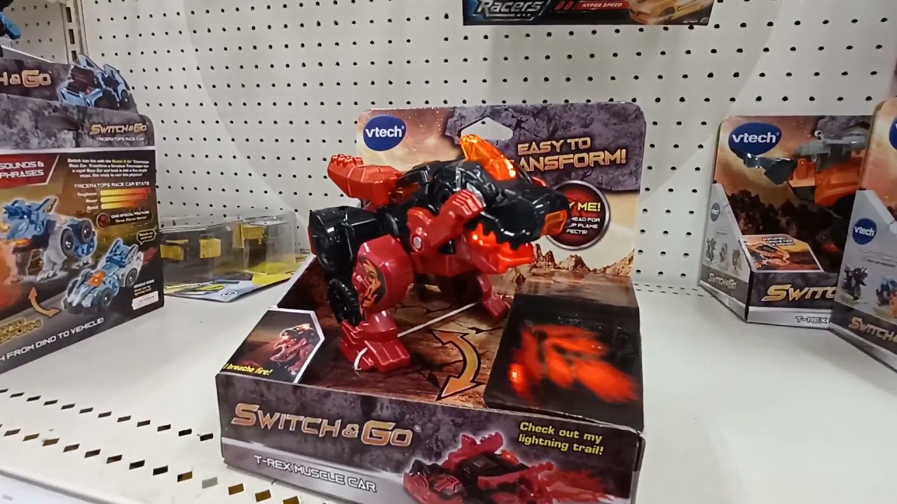 VTech Switch n Go - T-Rex Muscle Car ~ Sep 2021 Target - YouTube