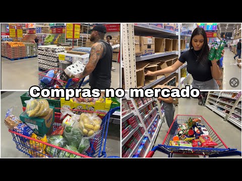 FUI NO MERCADO A NOITE | compras da semana pro sitio e pra casa tambem | QUANTO DEU VALOR TOTAL ?
