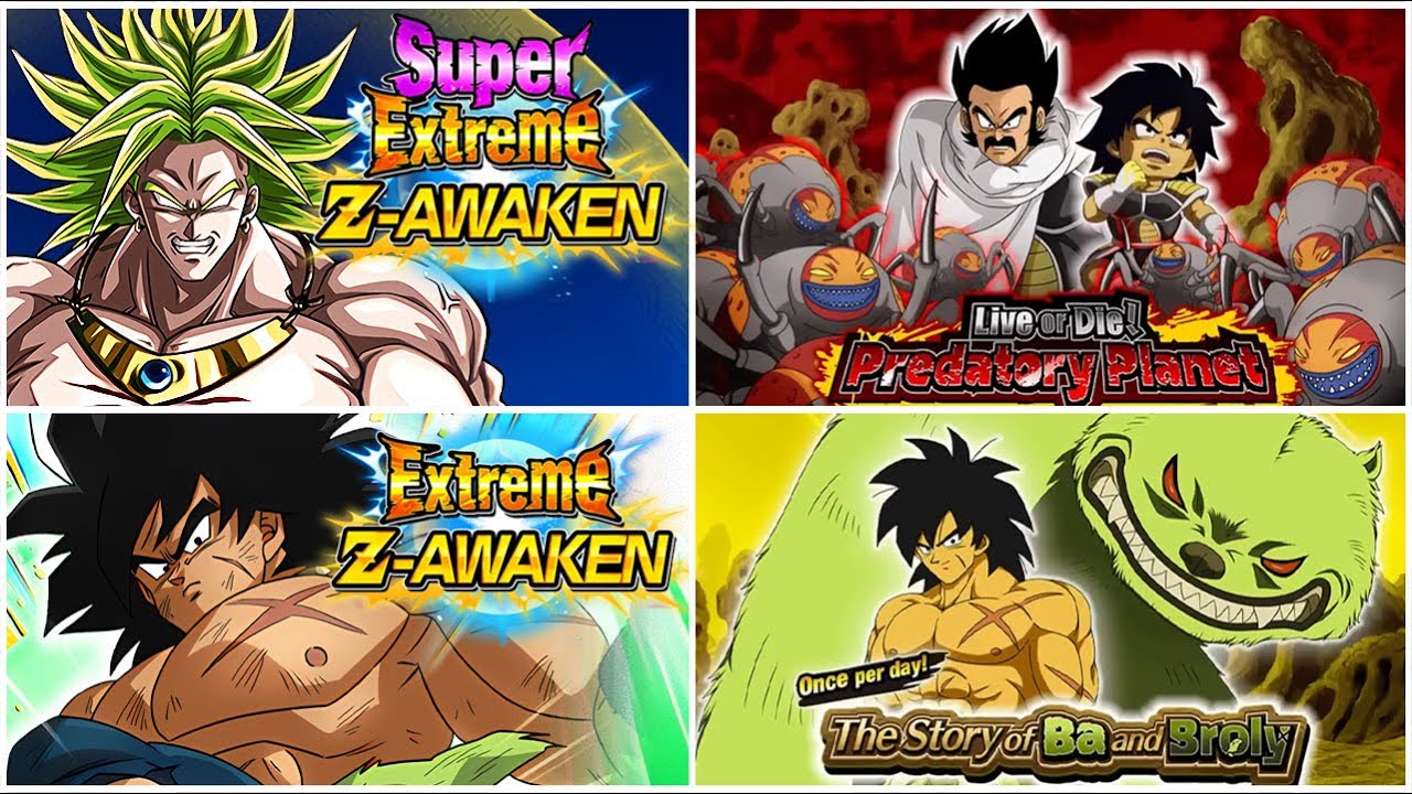 LR BROLY SUPER EZA & STR BROLY EZA! NEW EVENTS & STAGES! Dragon Ball Z ...