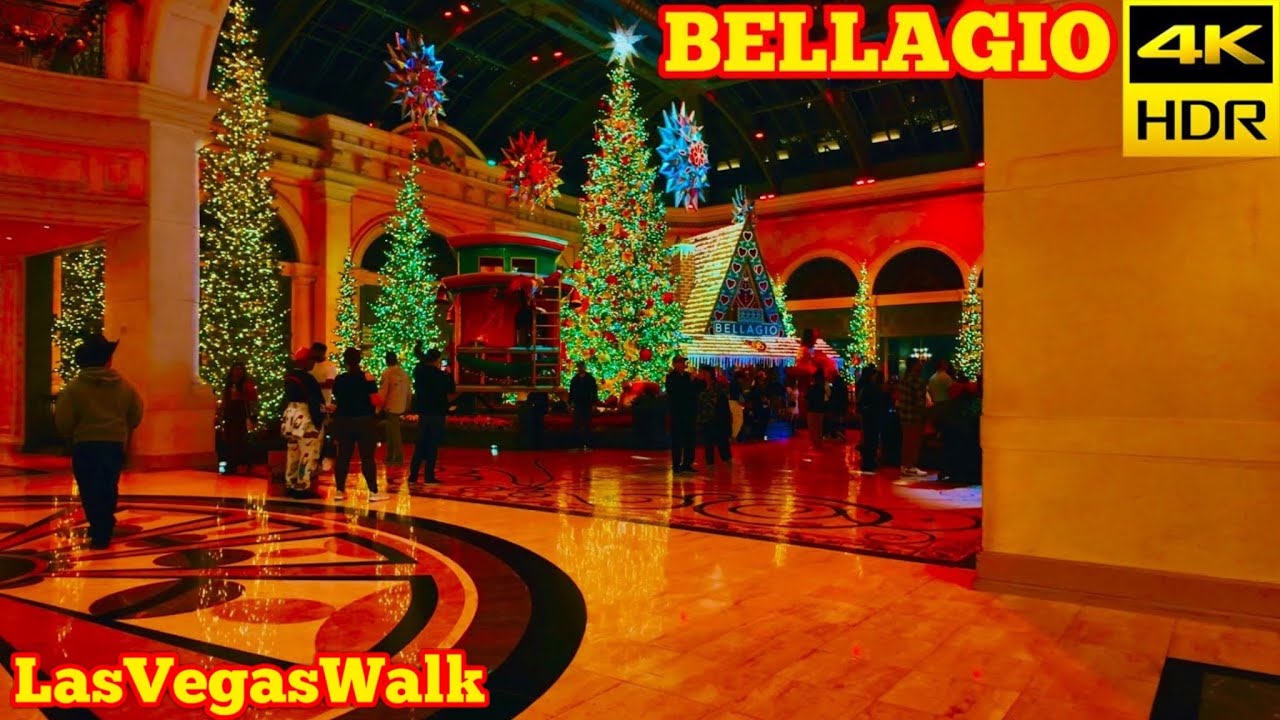 Bellagio Las Vegas Indoor Walk • November 2025 (4K HDR) - YouTube