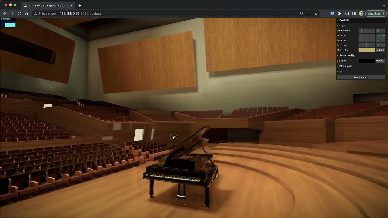 Project Threejs Concert Hall Youtube